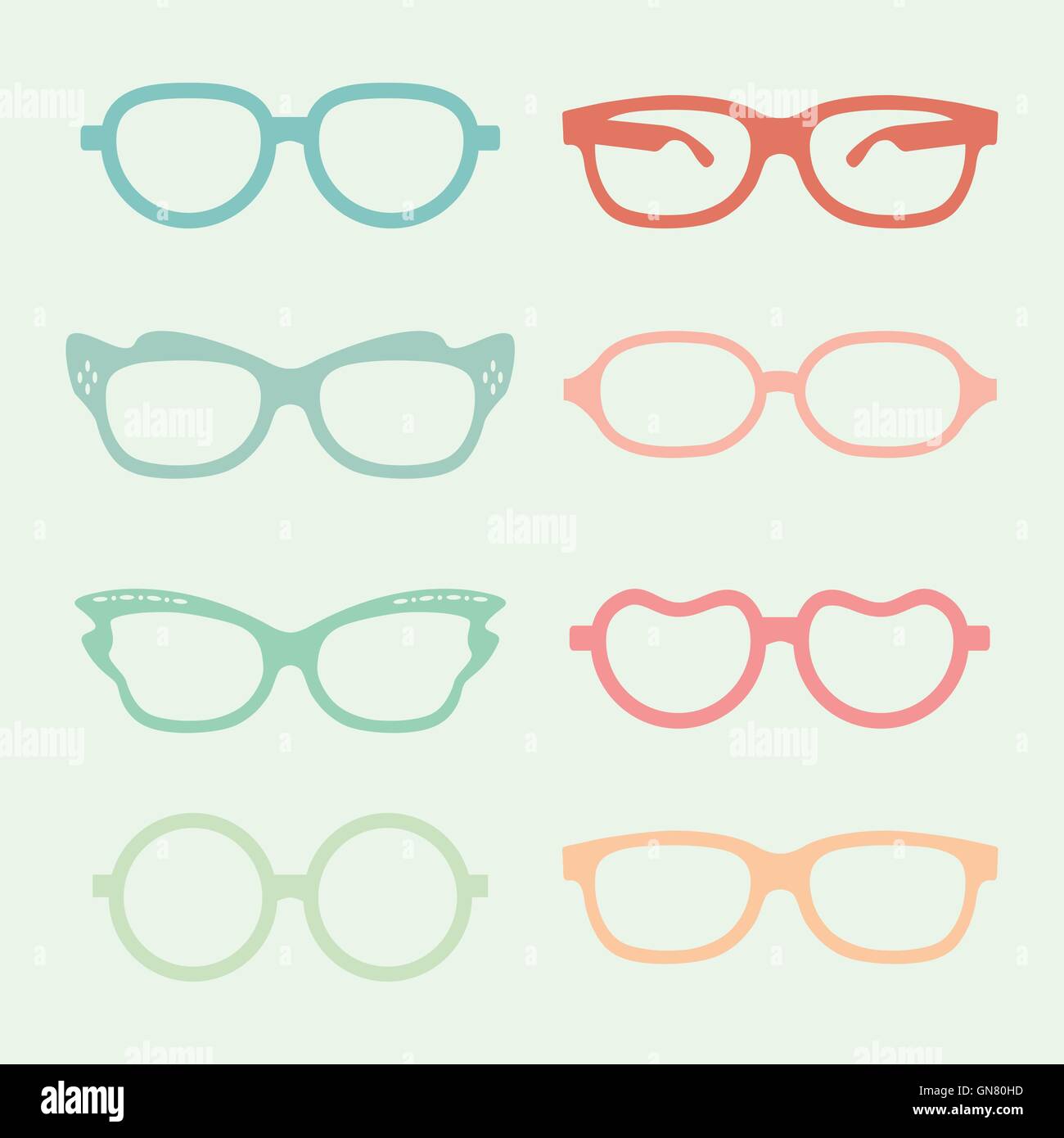 Thick frame eyeglasses hi-res stock photography and images - Alamy