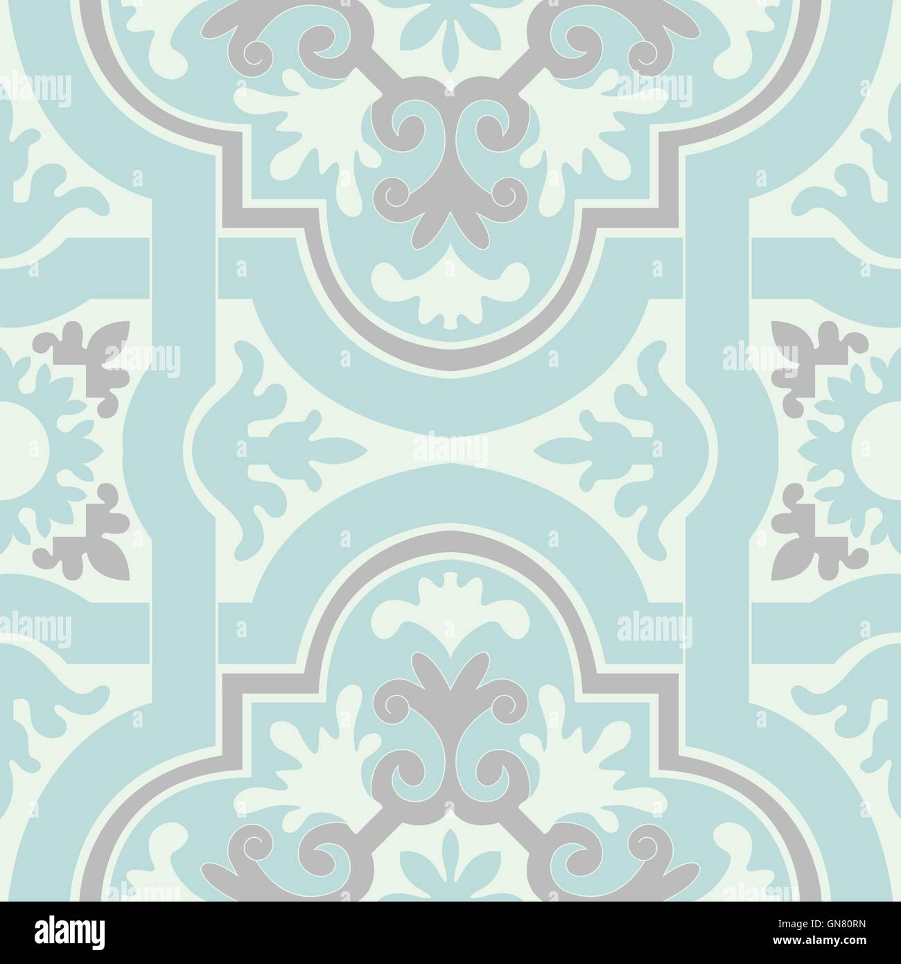 Vector ceramic tiles with seamless pattern Stock Vector Image & Art - Alamy