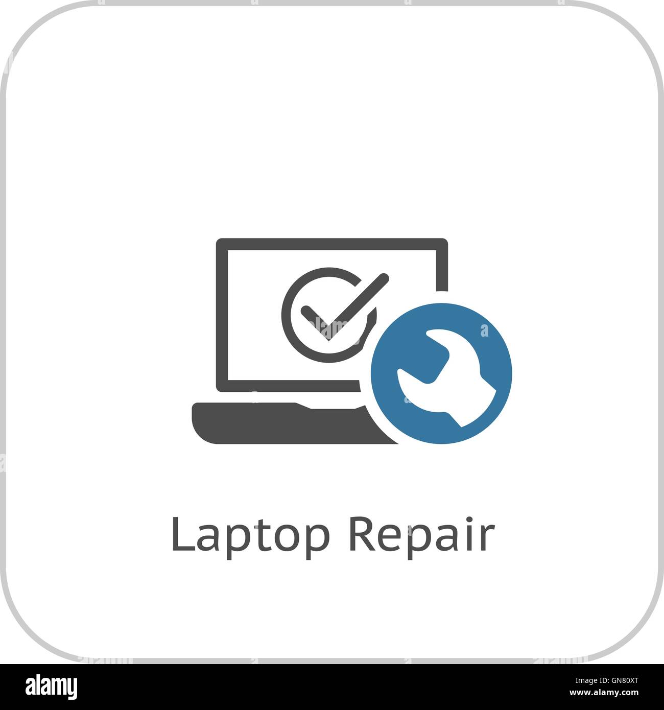 Laptop repair Stock Vector Images - Alamy
