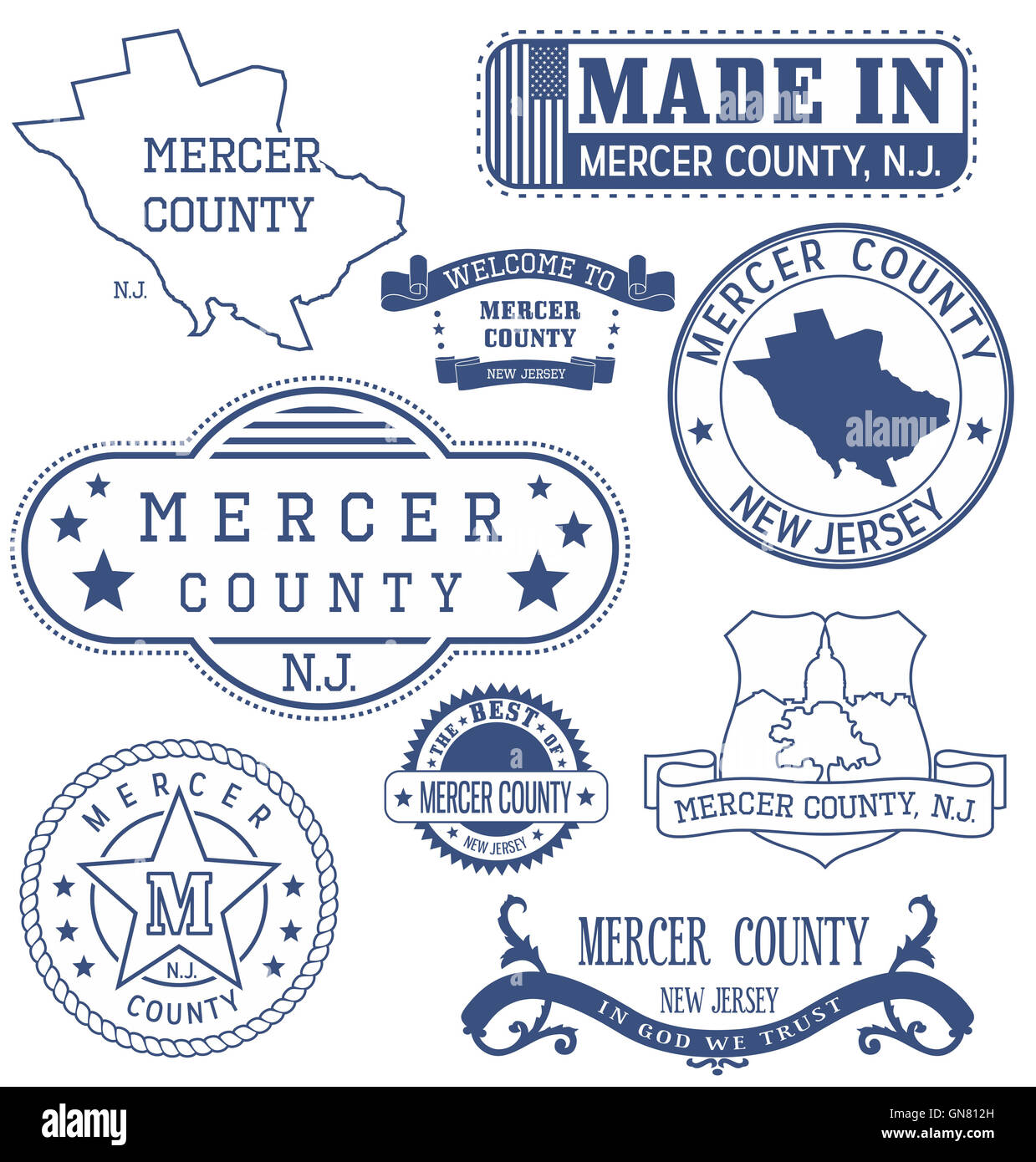 Mercer outline hi-res stock photography and images - Alamy