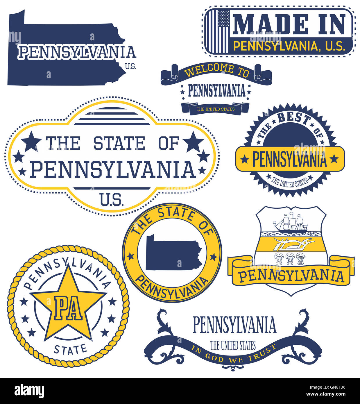 Welcome to pennsylvania signs hi-res stock photography and images - Alamy