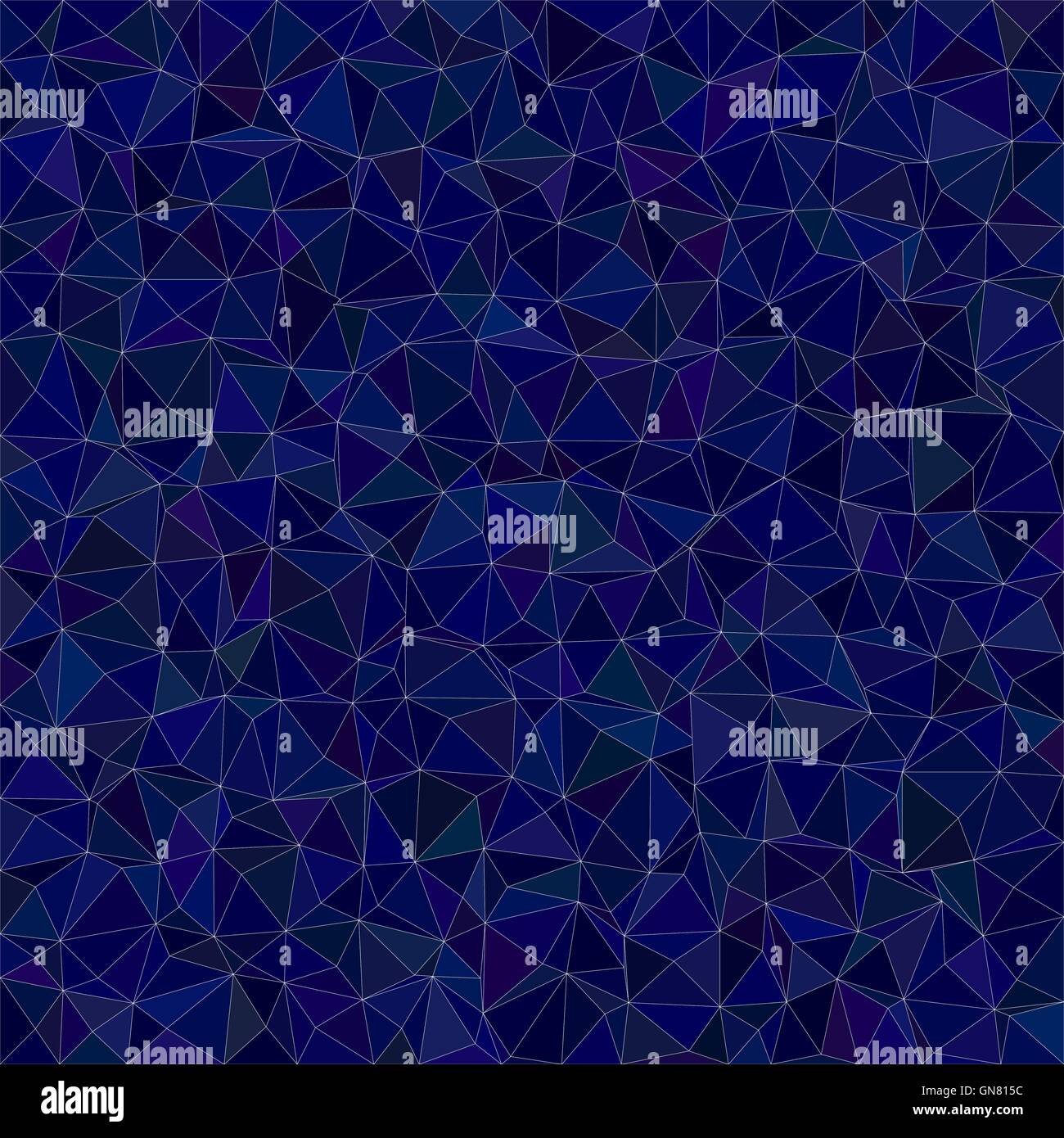 Dark blue triangle mosaic background design Stock Vector Image & Art ...