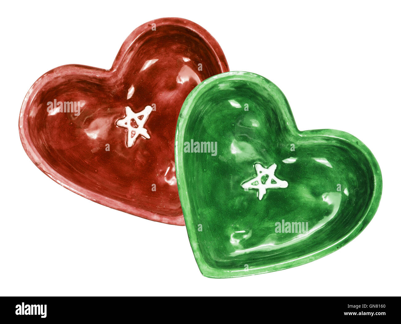 Heart Shaped Dishes Stock Photo - Alamy