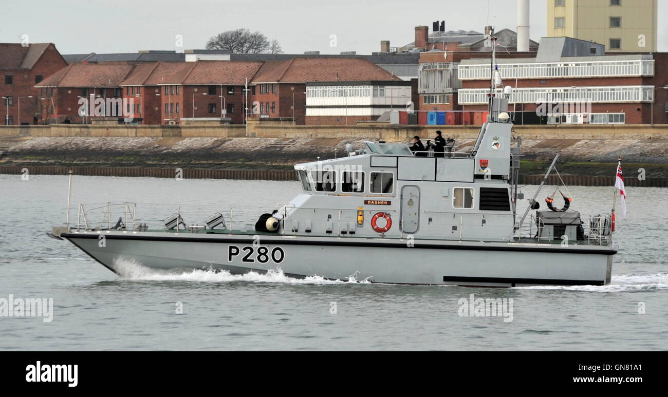 AJAXNETPHOTO. 6TH MARCH, 2015. PORTSMOUTH, ENGLAND. TRAINING SHIP ...