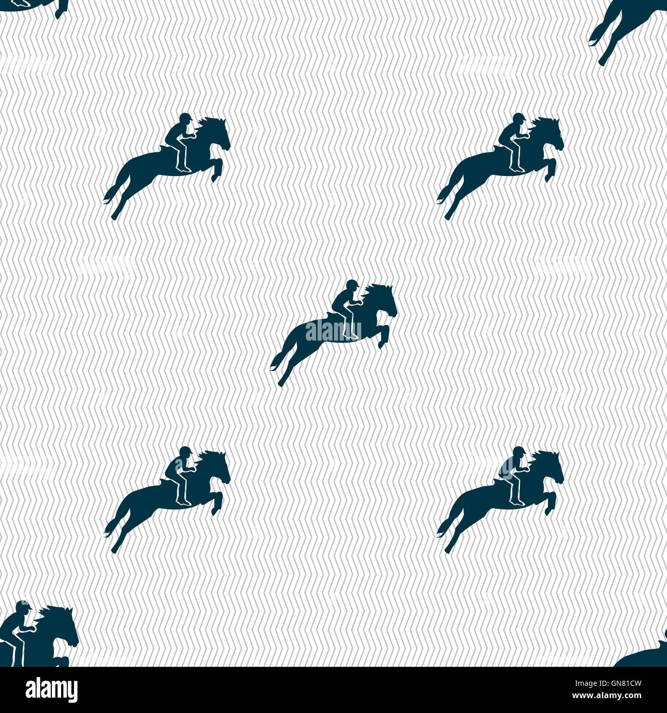 Horse race. Derby. Equestrian sport. Silhouette of racing horse icon ...