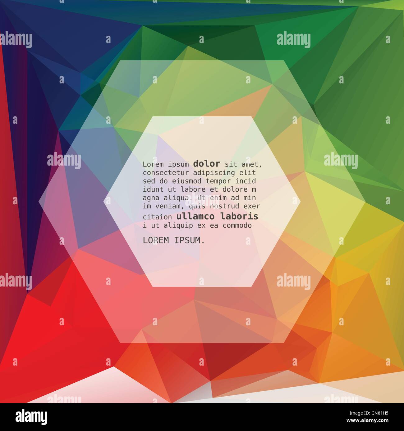 Colorful abstract design template Stock Vector Image & Art - Alamy