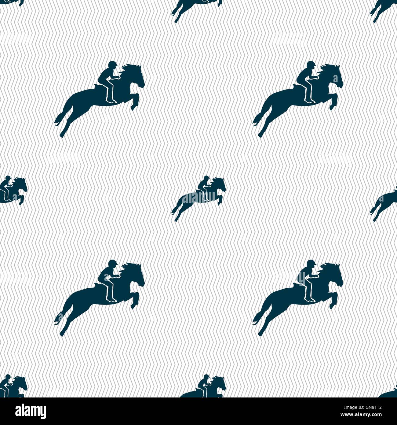 Racing horse isolated Stock Vector Images - Alamy