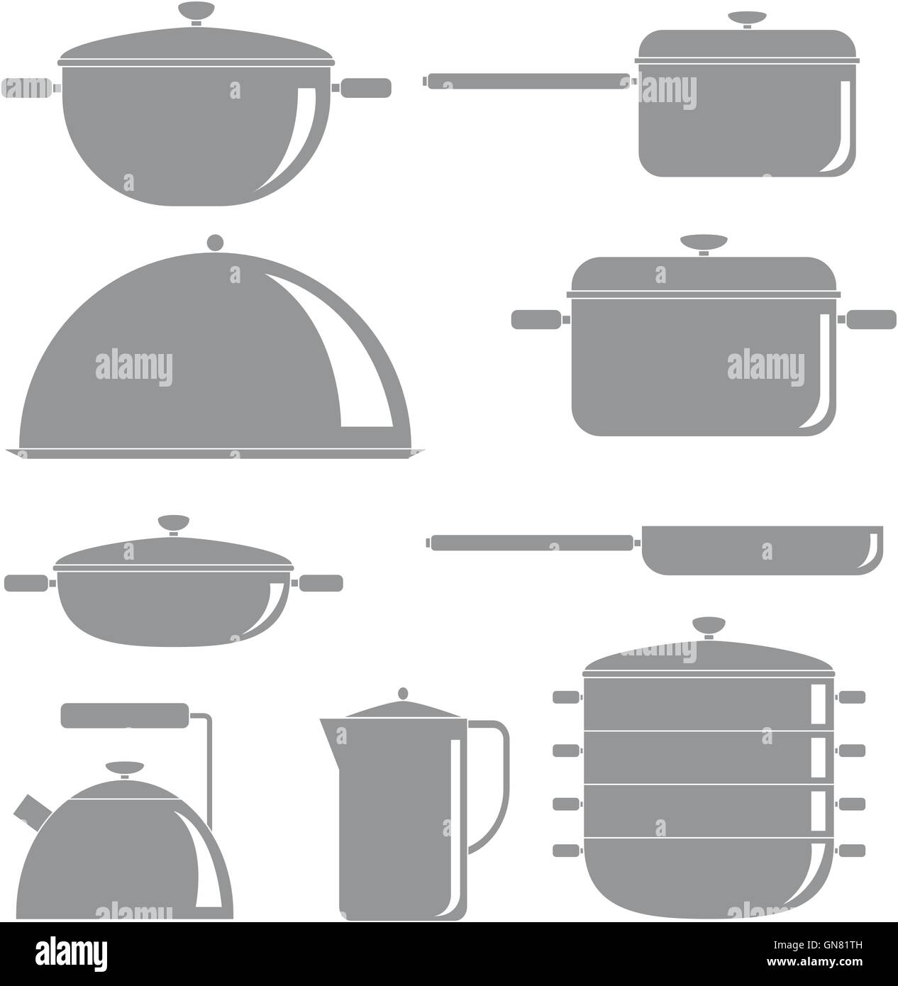 Vector cooking tools Stock Vector Images - Alamy
