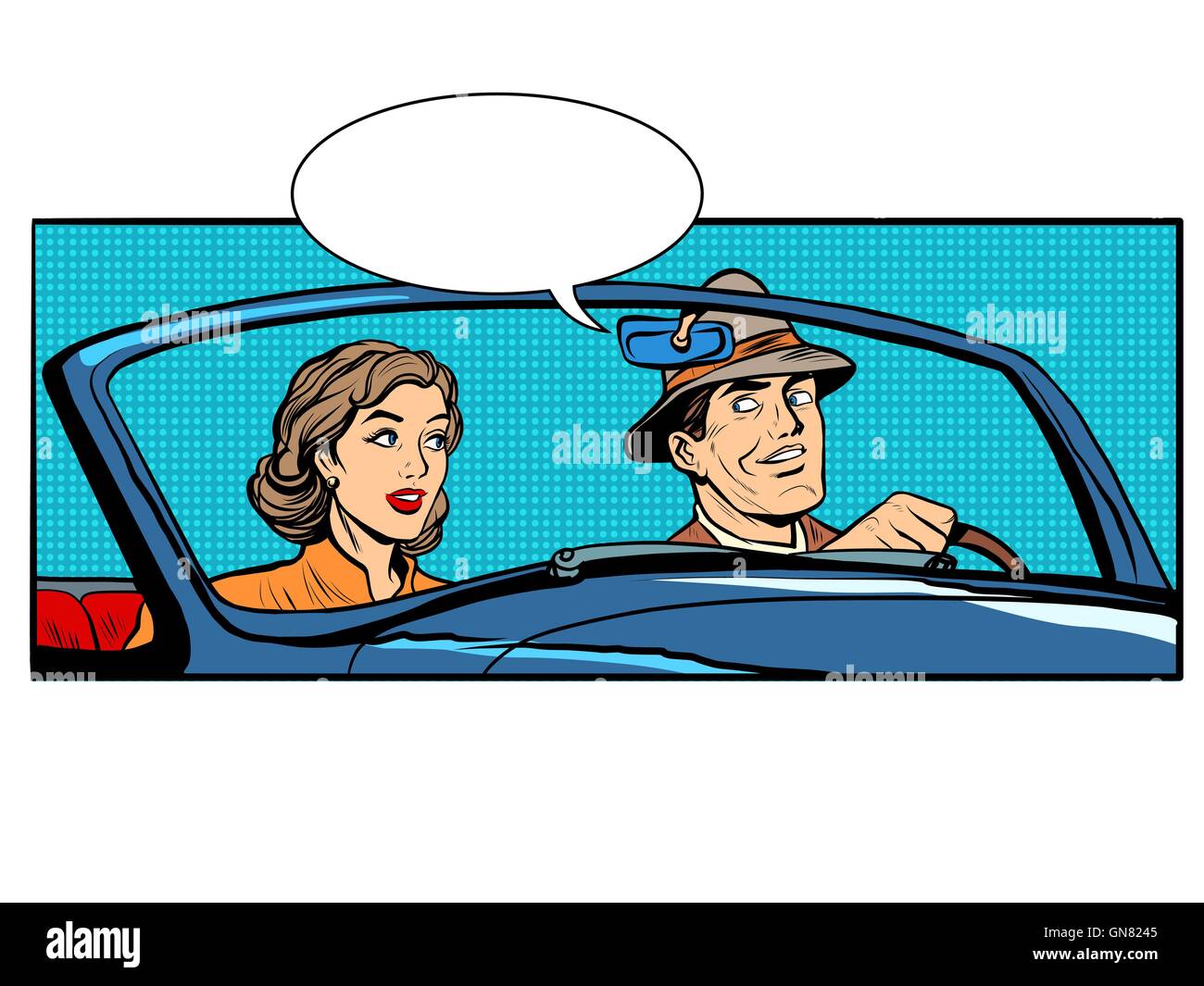 Woman passenger car Stock Vector Images - Alamy