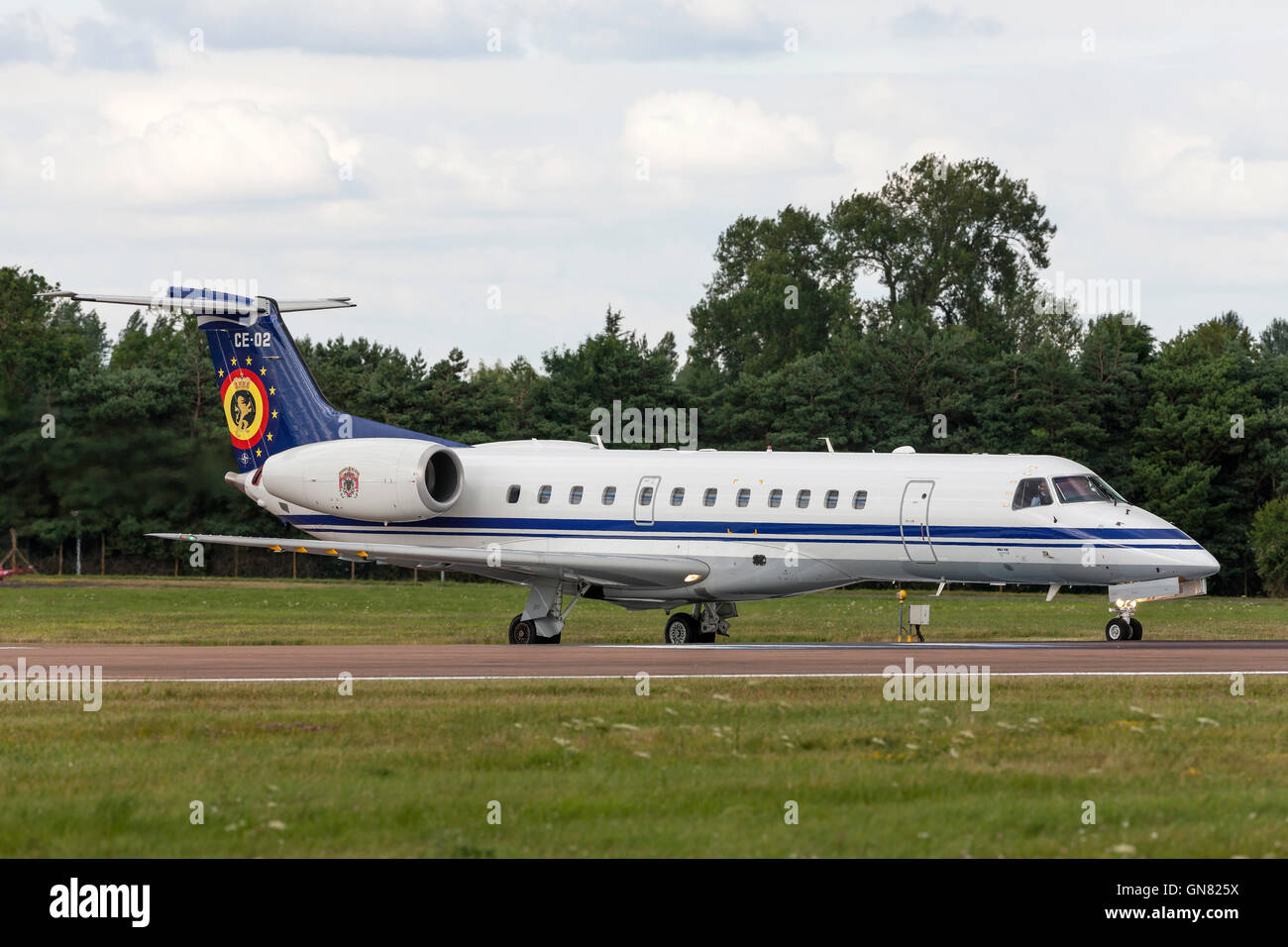 Belgian Air Component (Air Force) Embraer ERJ-135LR VIP aircraft at the ...