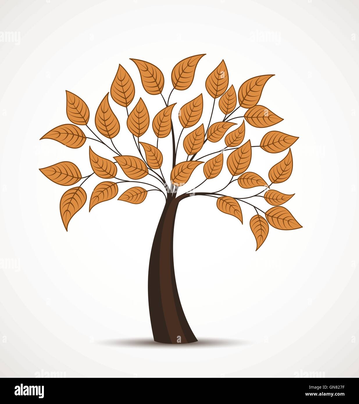 Park autumn fall tree Stock Vector Images - Alamy