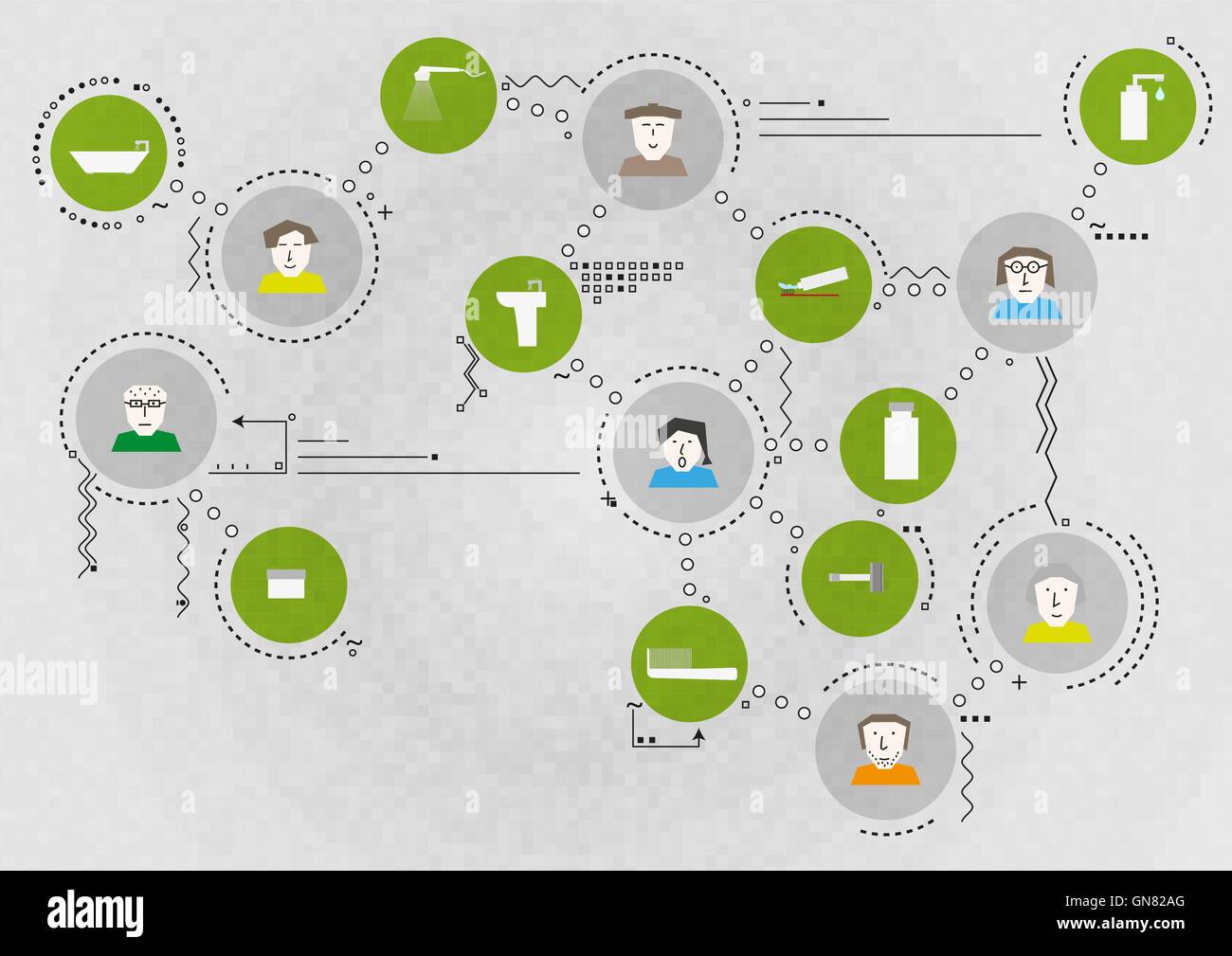 Healthcare teamwork illustration hi-res stock photography and images ...