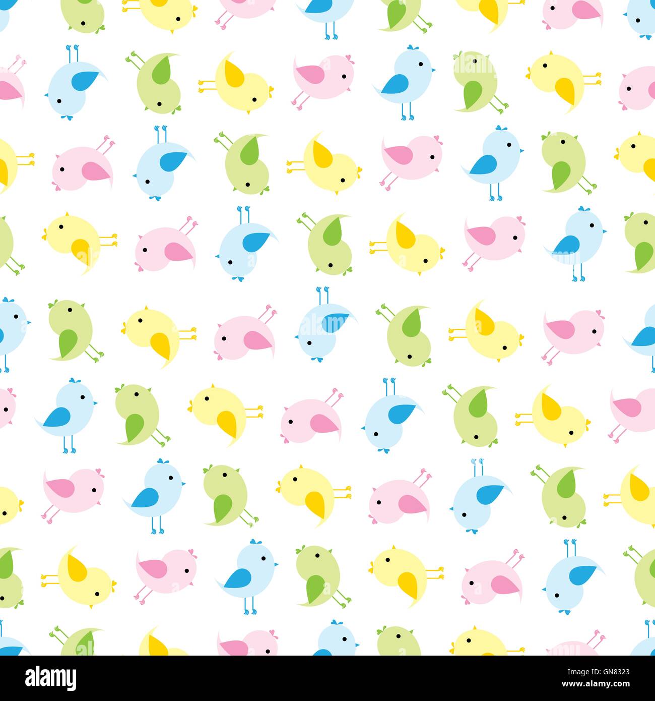 Seamless birds hi-res stock photography and images - Alamy