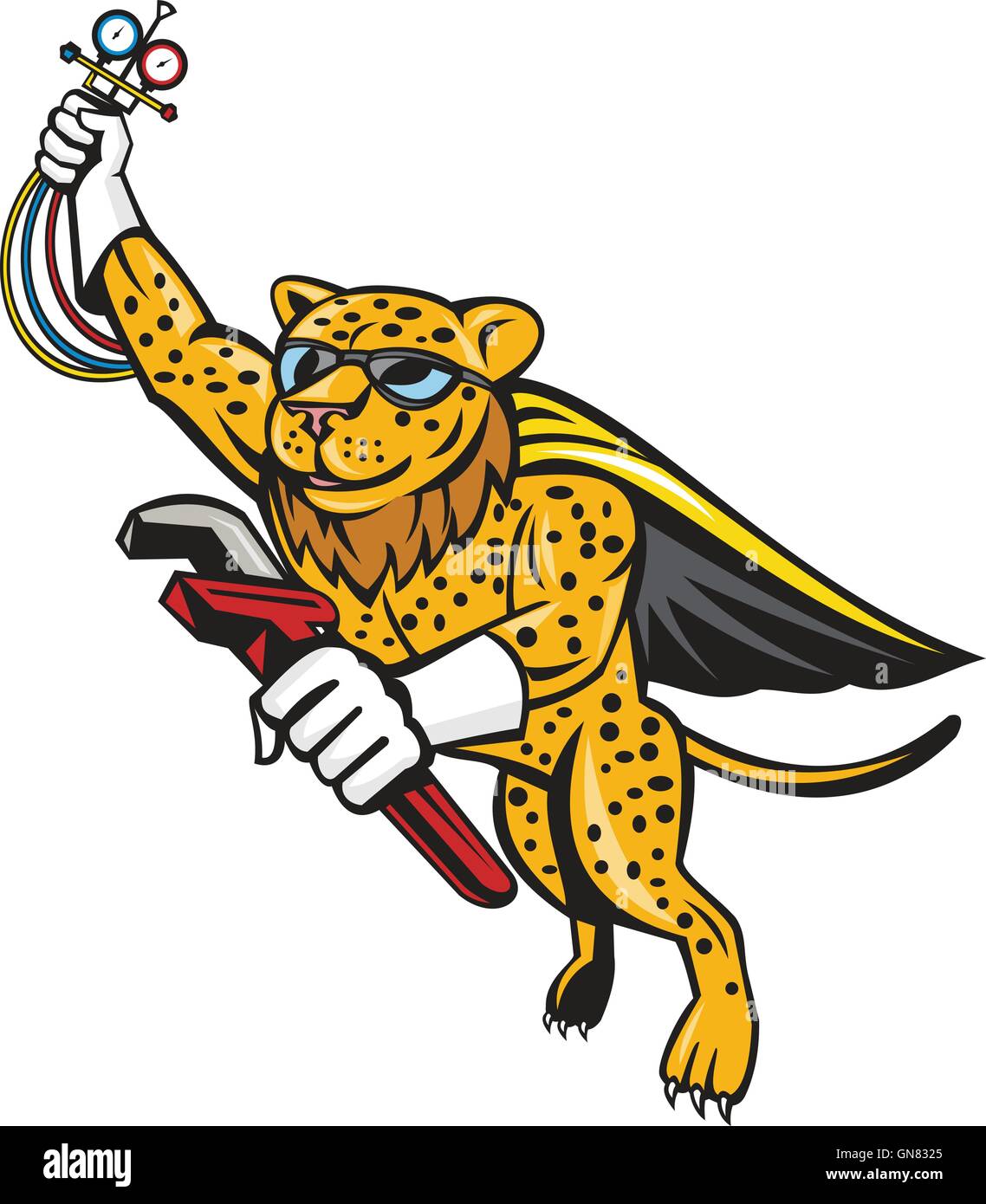 Ac mechanic Stock Vector Images - Alamy