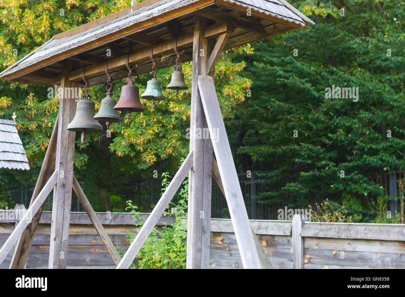 Hanging church bells hi-res stock photography and images - Alamy