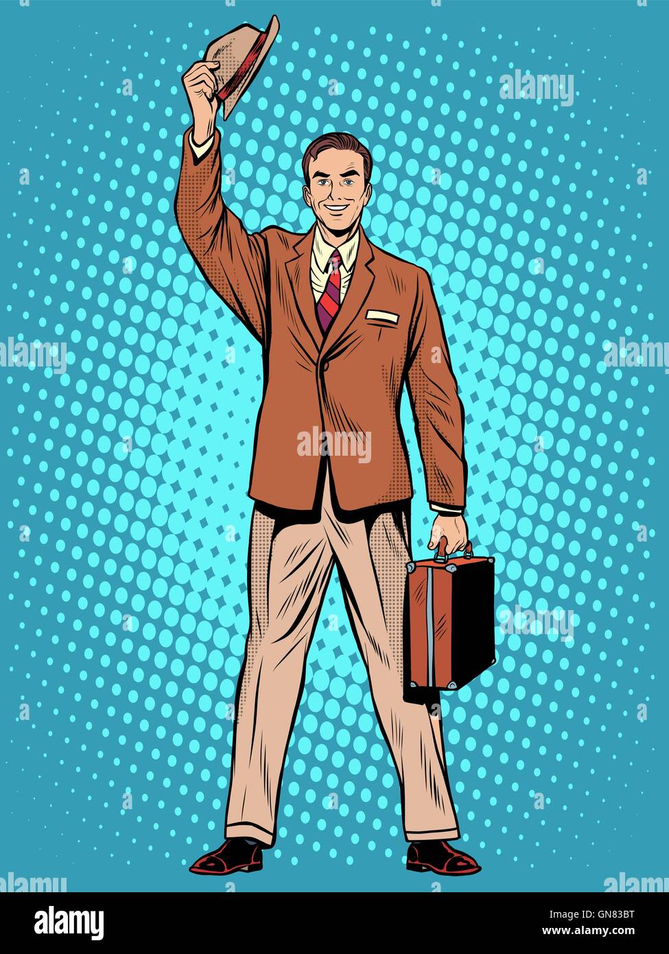 Male passenger welcome Stock Vector Image & Art - Alamy
