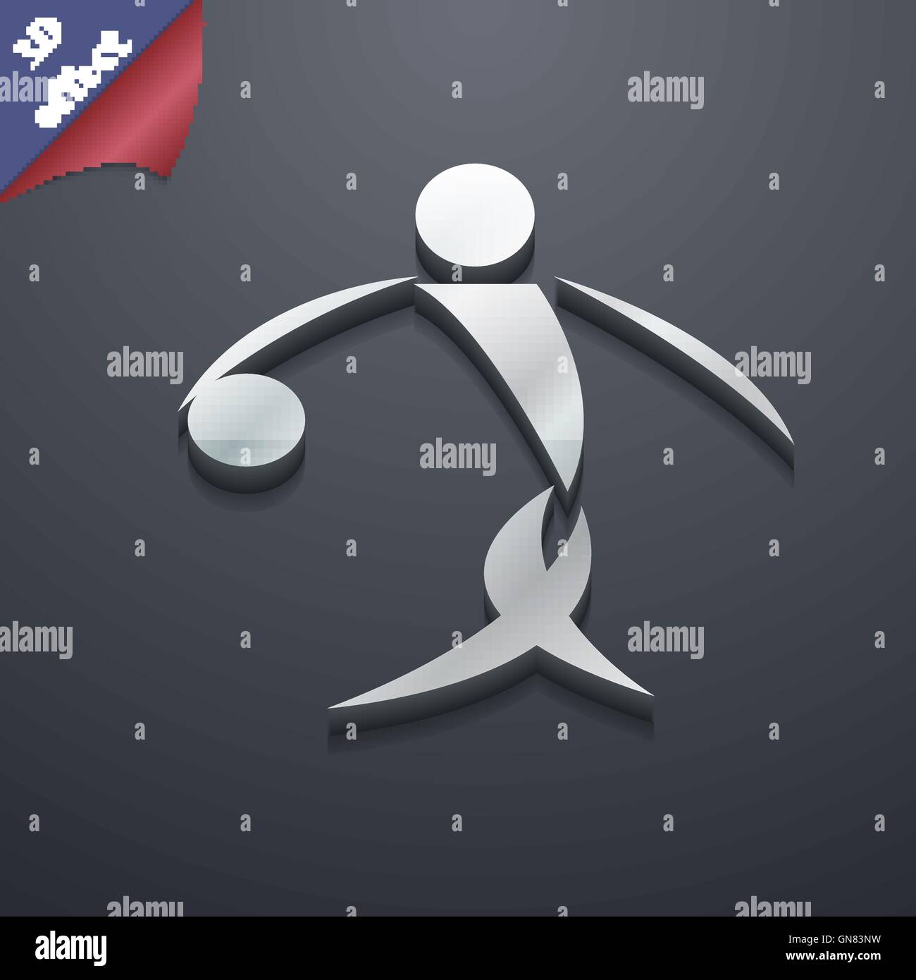 Slam dunk sports symbol hi-res stock photography and images - Alamy