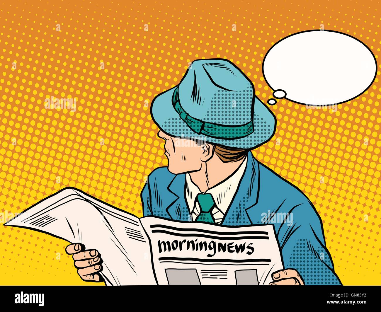 News reader background hi-res stock photography and images - Alamy