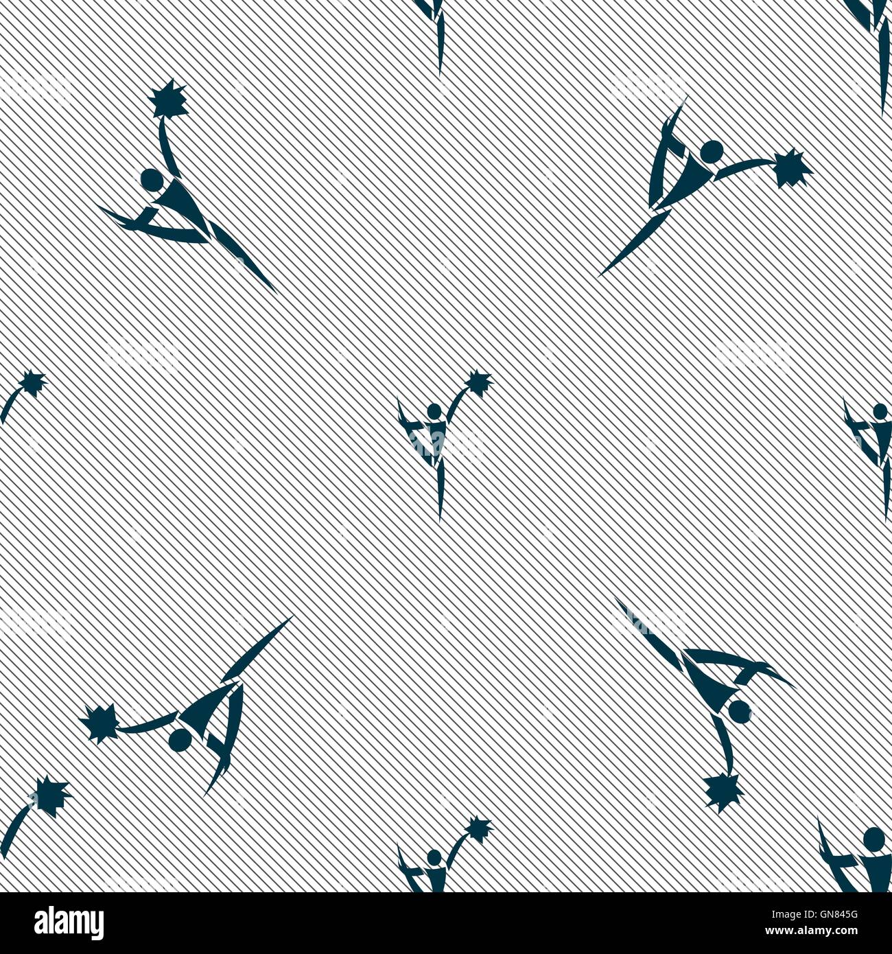 Cheerleader silhouette Stock Vector Images - Alamy