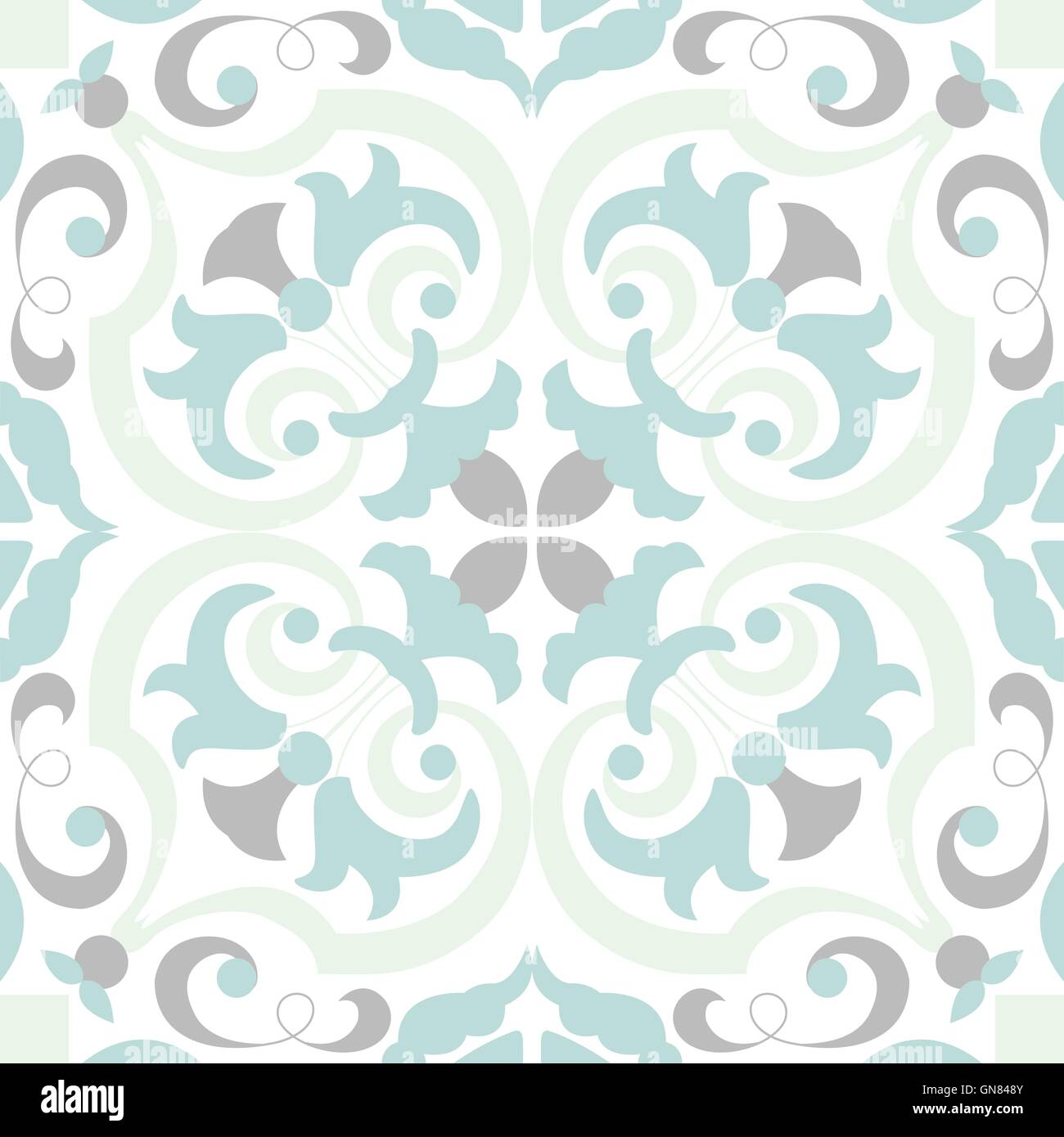 Vector ceramic tiles with seamless pattern Stock Vector Image & Art - Alamy