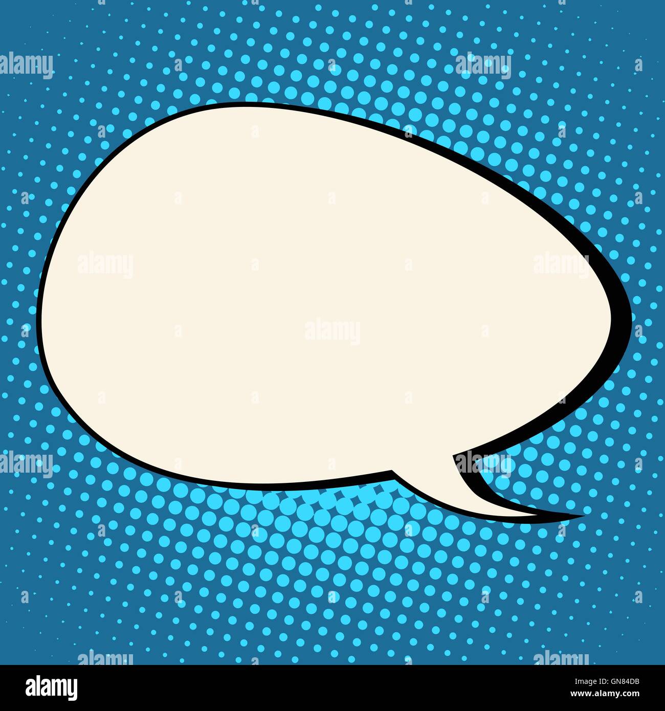 cloud comic bubble retro background for text Stock Vector Image & Art ...