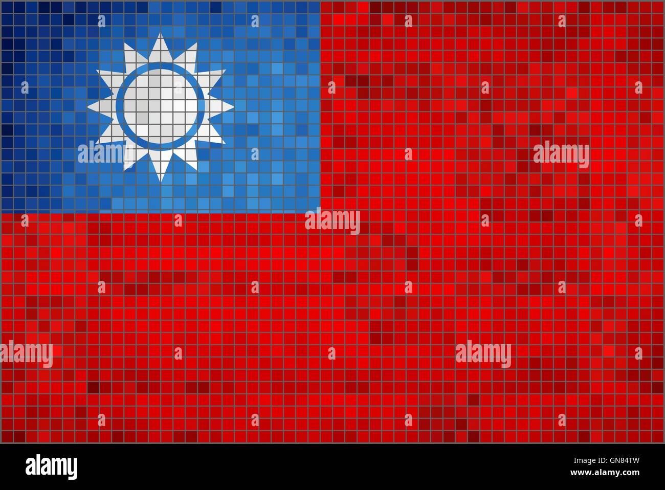 Flag of Taiwan Stock Vector Image & Art - Alamy