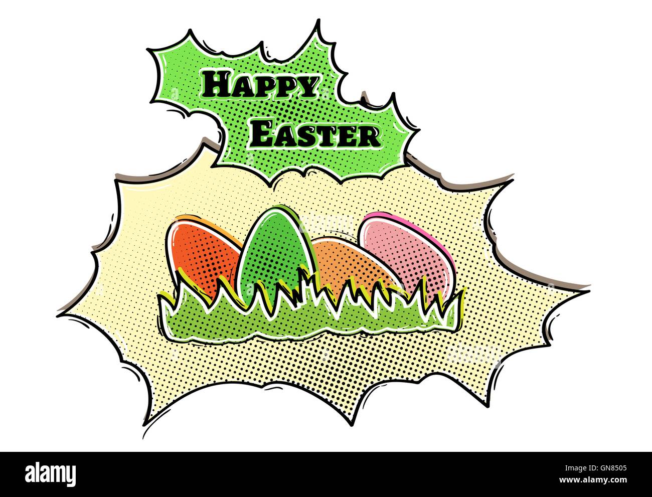 Doodle outline easter eggs Stock Vector Images - Alamy