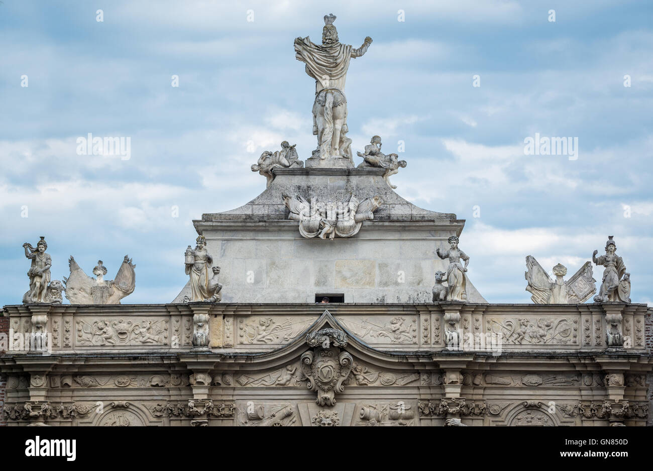 Details of Third Gate of the City in Citadel of Alba Iulia in Romania ...