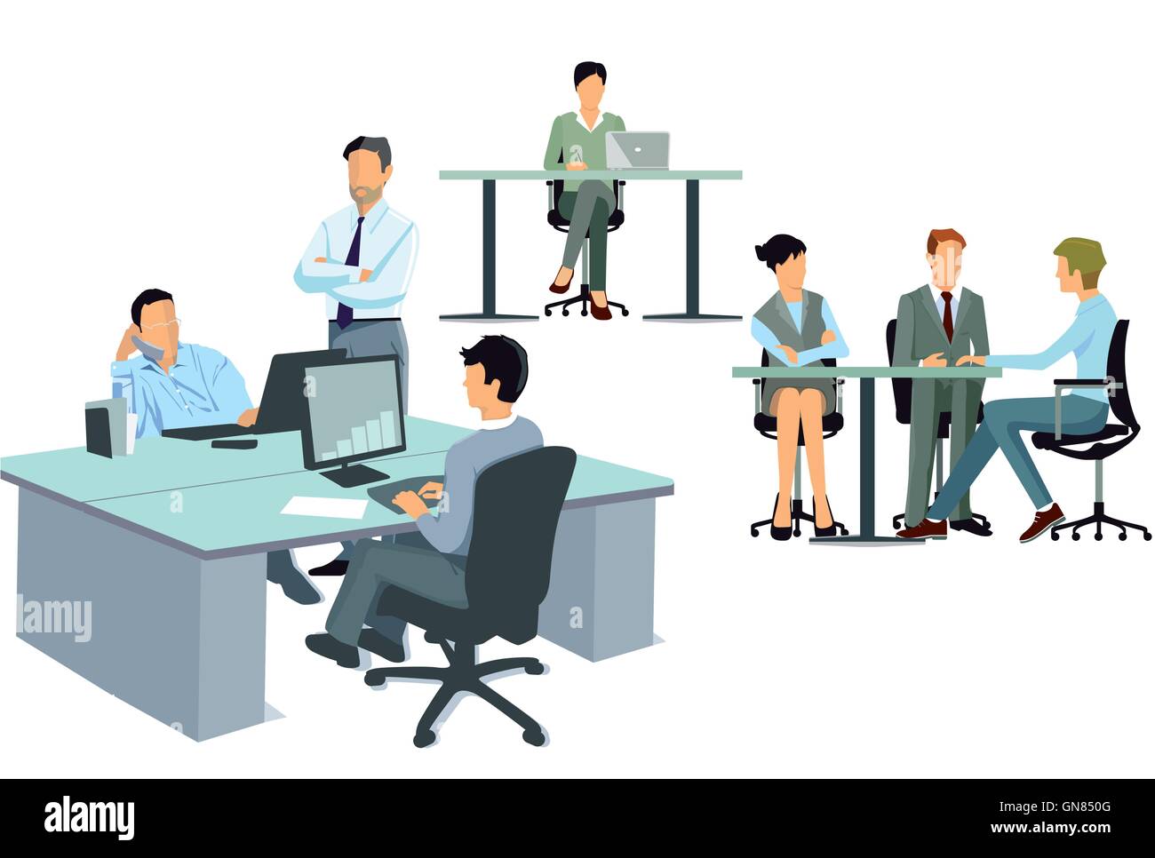 Businesswomen office Cut Out Stock Images & Pictures - Alamy