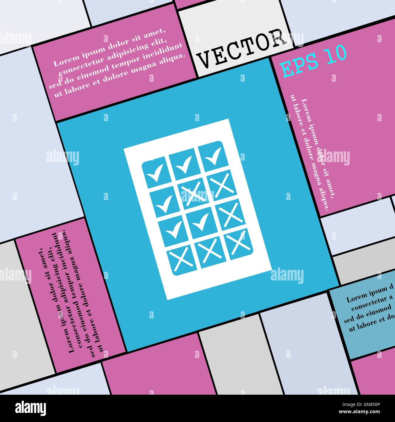 Modern bingo game Stock Vector Images - Alamy