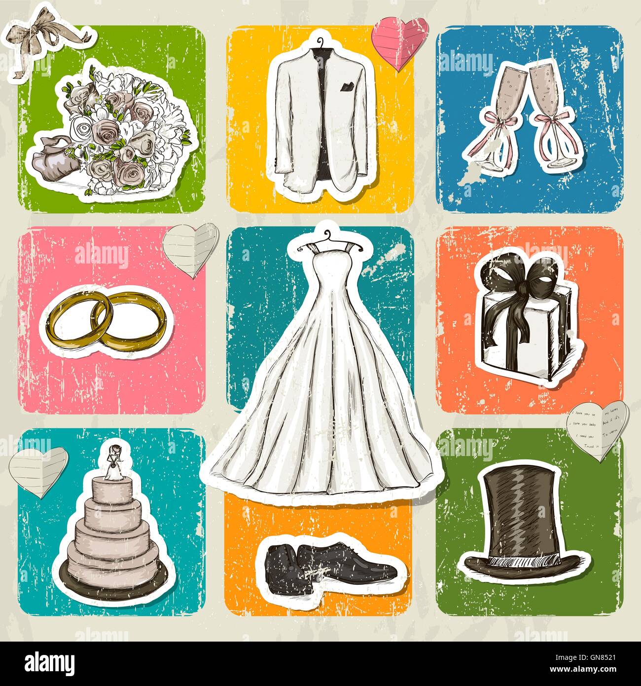 Wedding hat isolated Stock Vector Images - Alamy