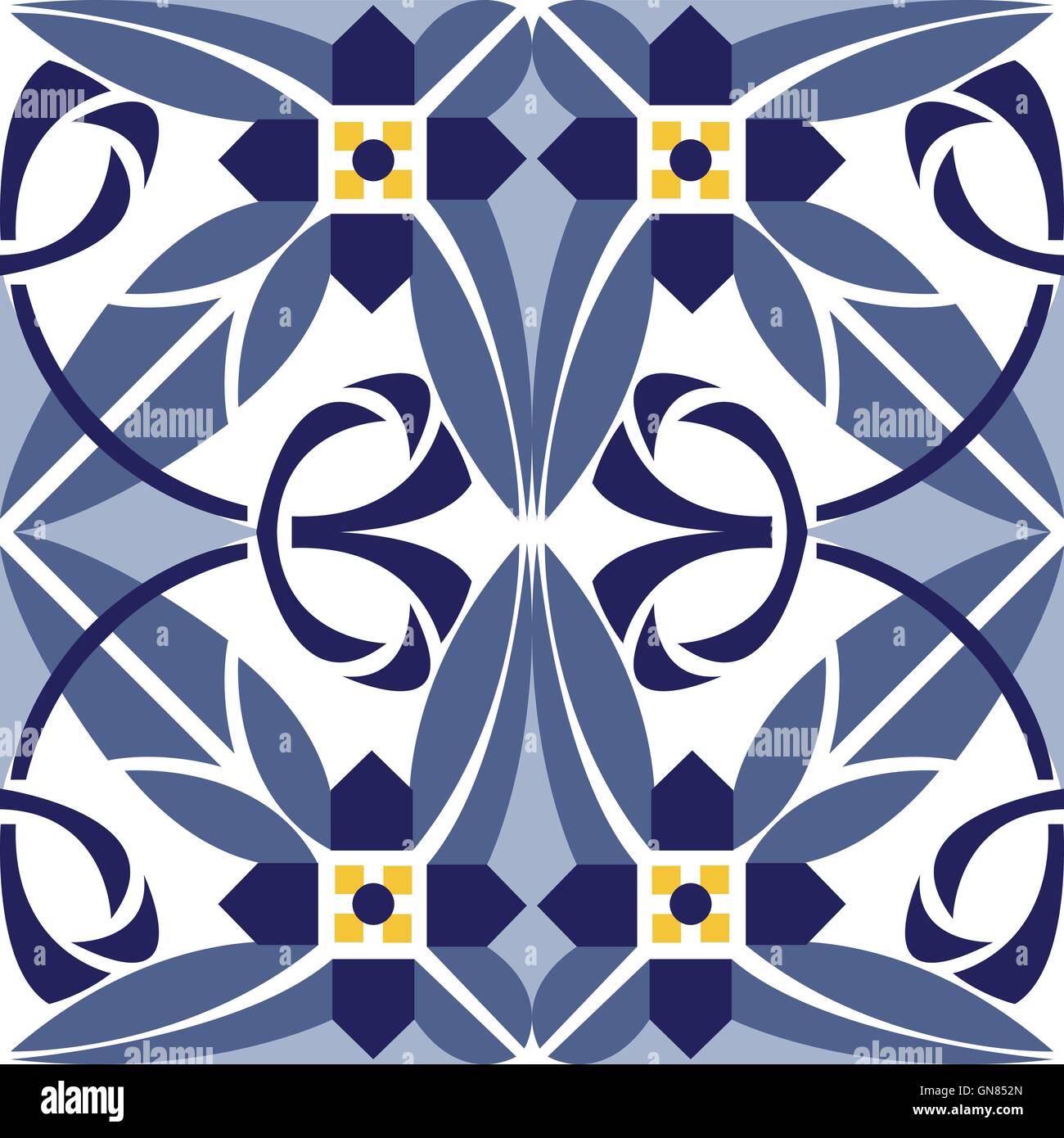 Vector ceramic tiles with seamless pattern Stock Vector Image & Art - Alamy