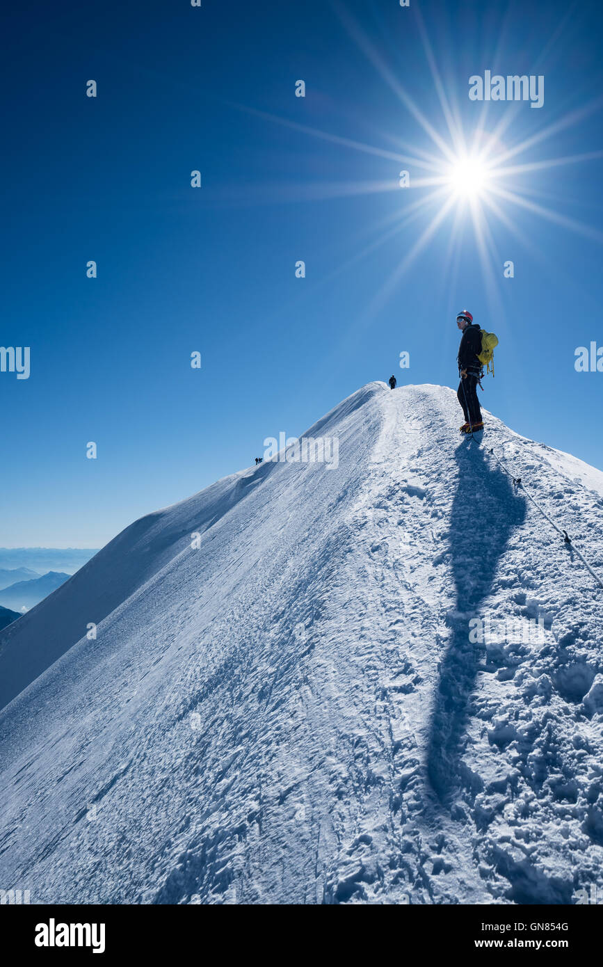 Monte Rosa massive, Alps, Italy, Europe, EU Stock Photo - Alamy