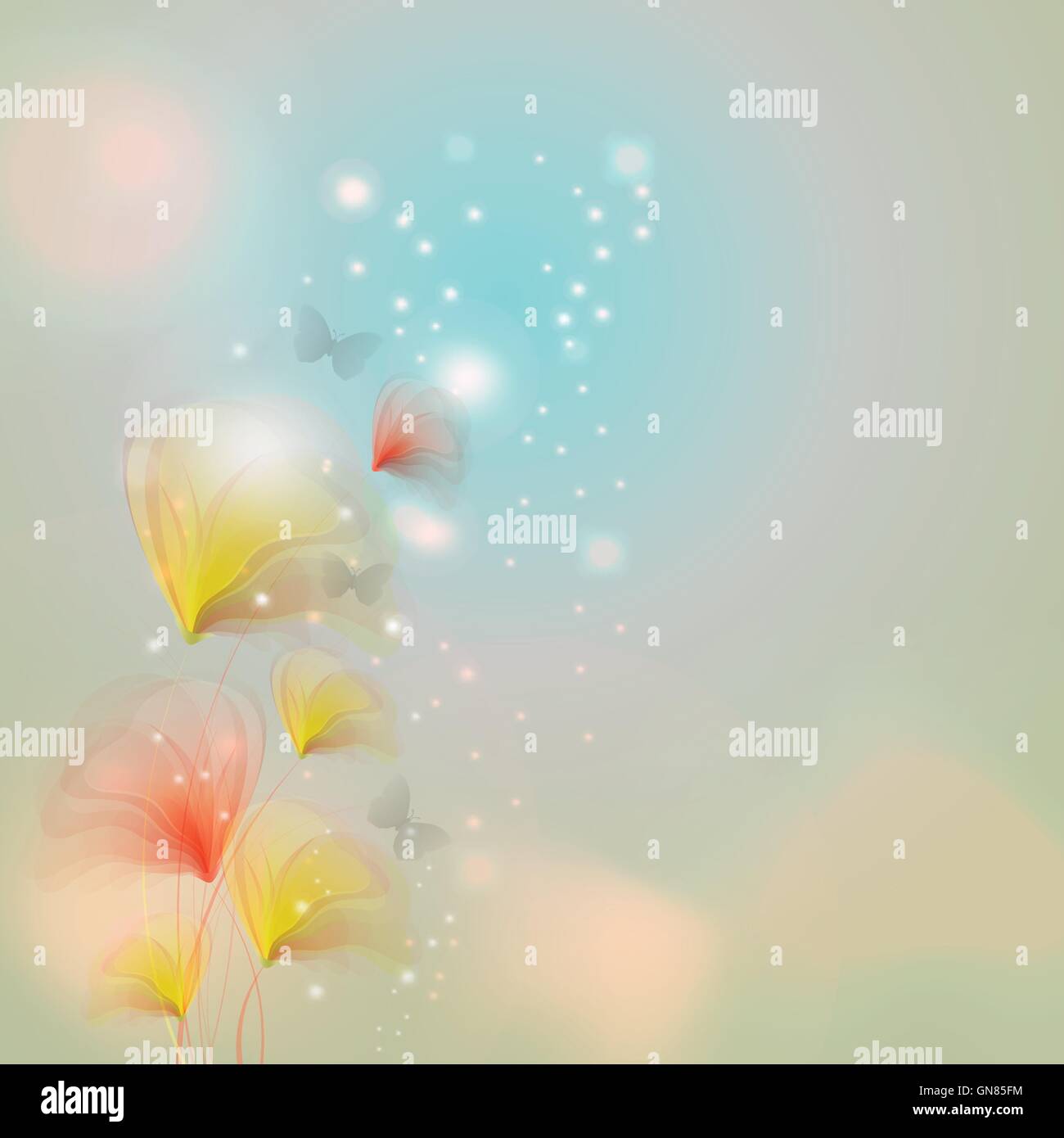Blossom snow Stock Vector Images - Alamy