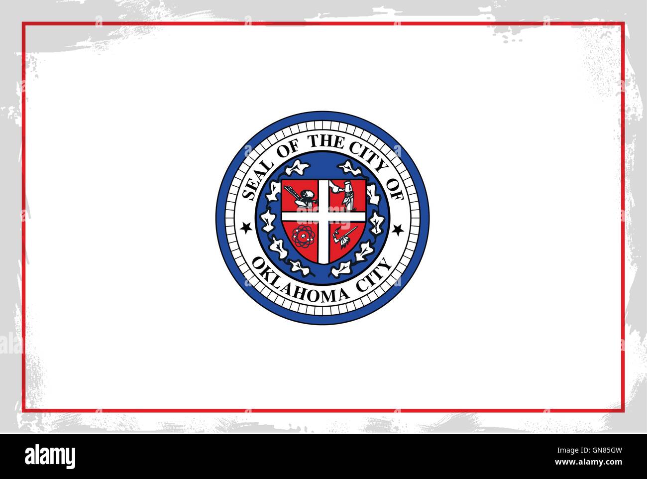 Oklahoma city flag hi-res stock photography and images - Alamy