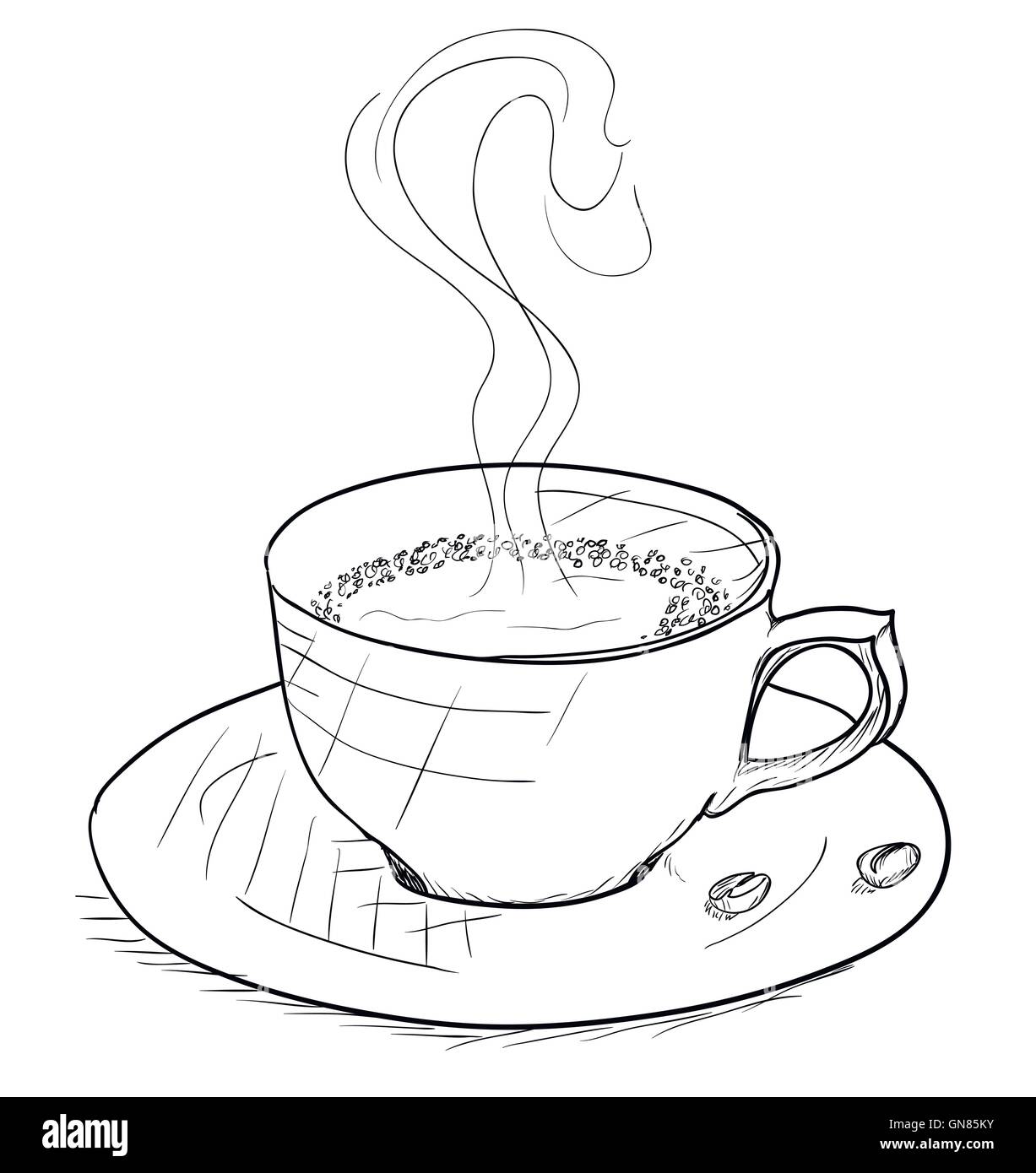 Vintage black white still Stock Vector Images - Alamy