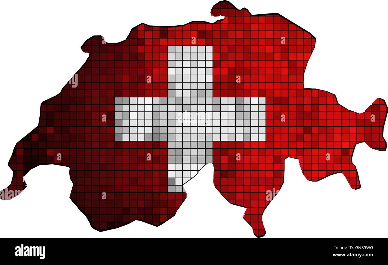 Switzerland map Stock Vector Images - Alamy