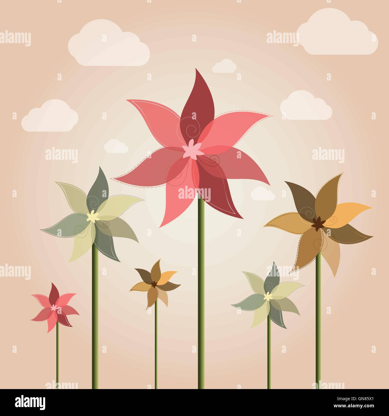 Current turbulence Stock Vector Images - Alamy