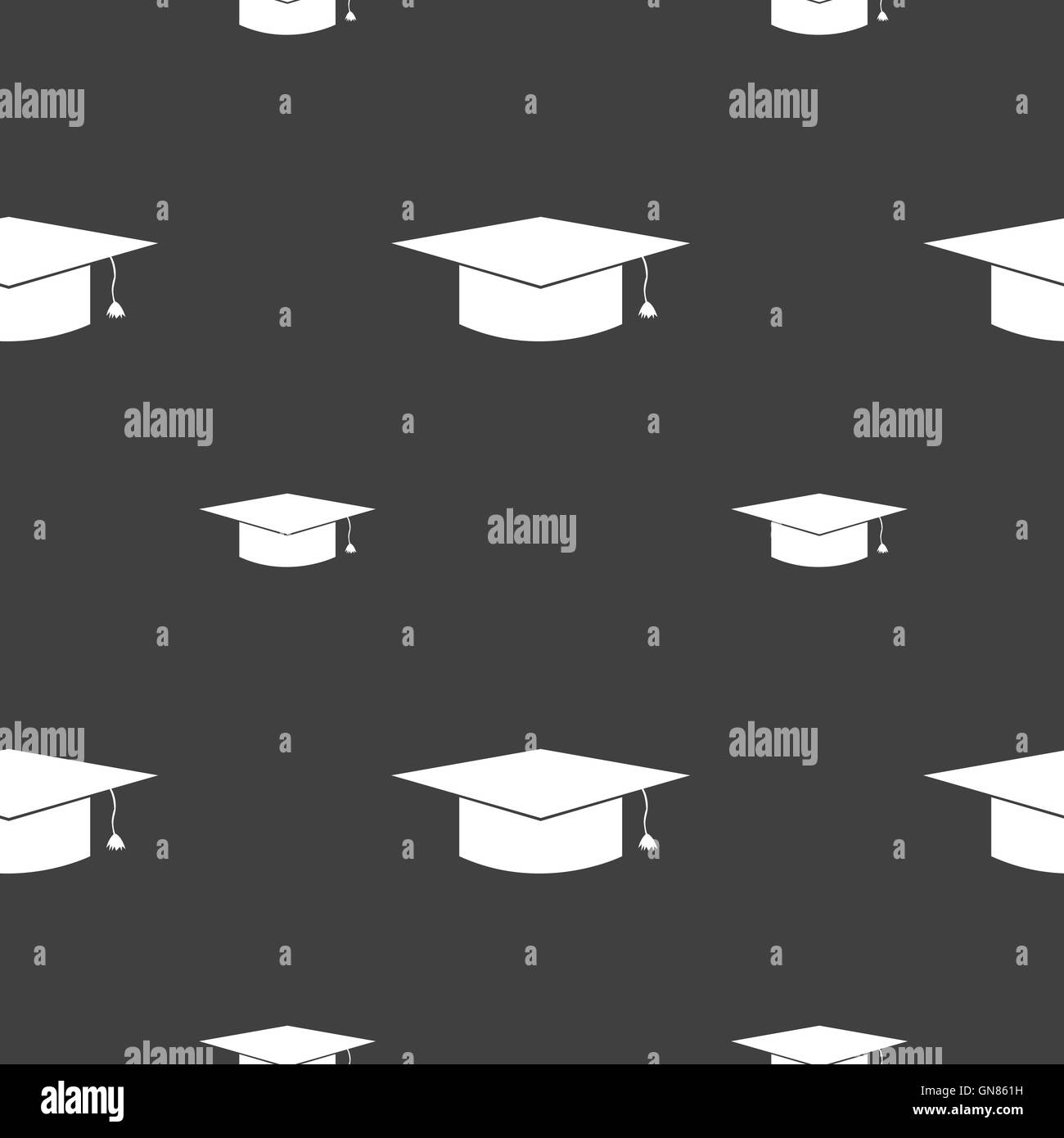 Student graduation uniform vector Black and White Stock Photos & Images ...