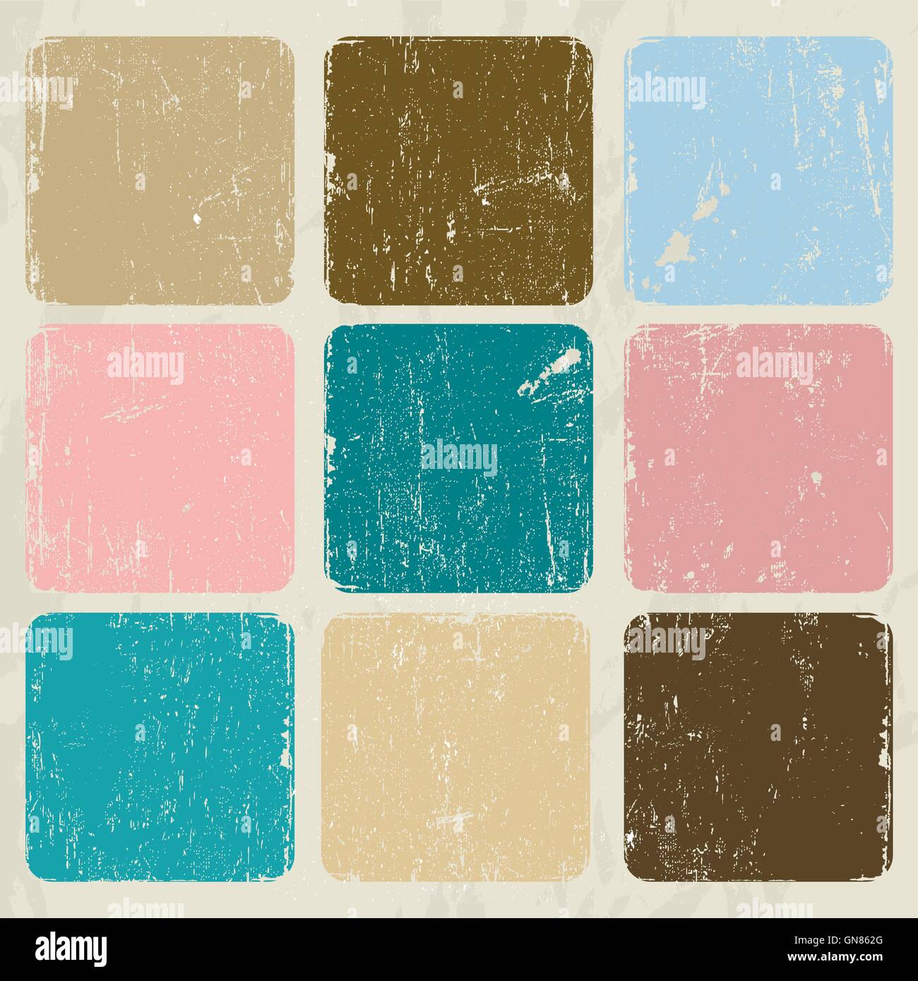 Vintage magazine cover blue Stock Vector Images - Alamy