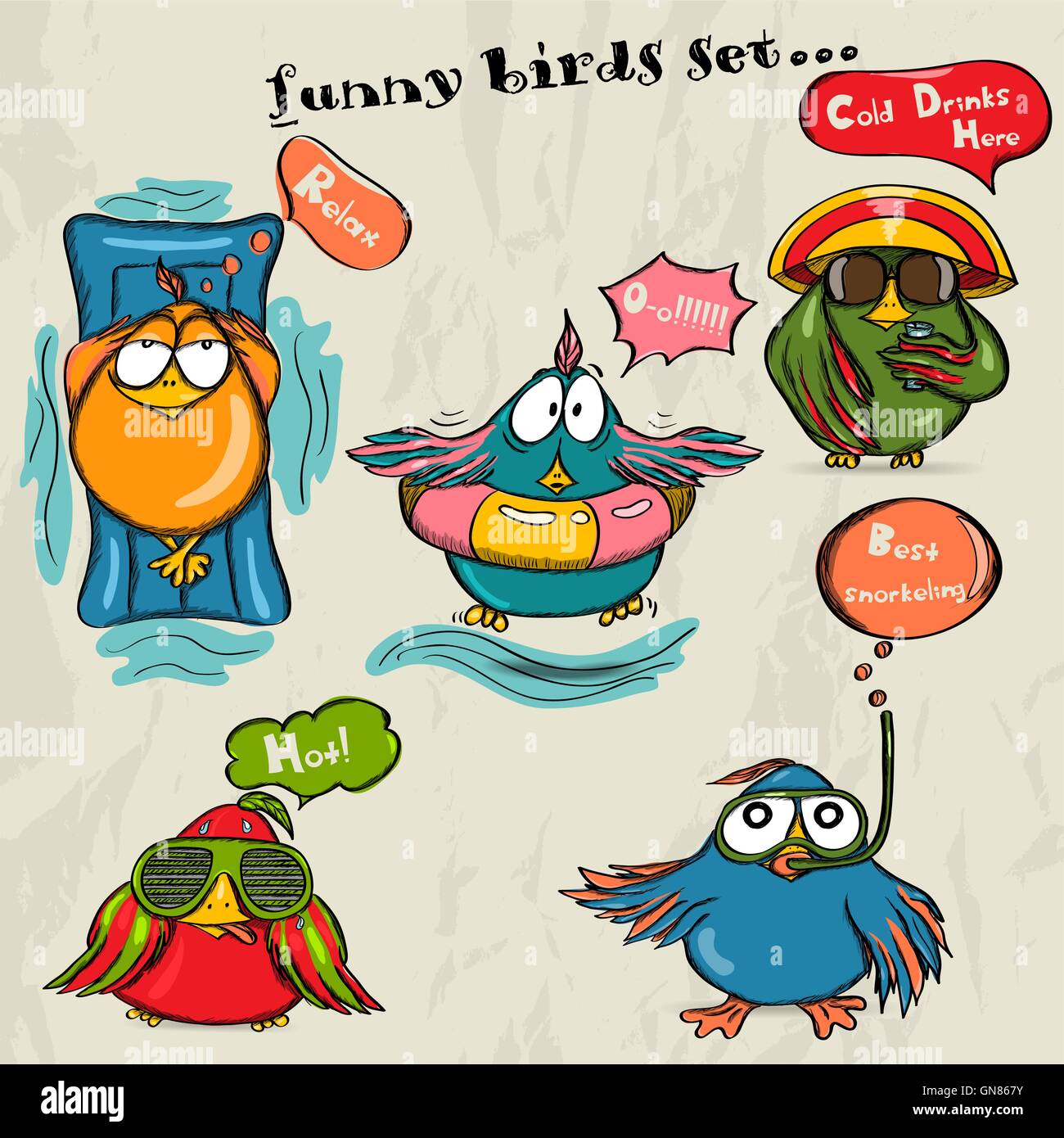 Mexican parrot Stock Vector Images - Alamy