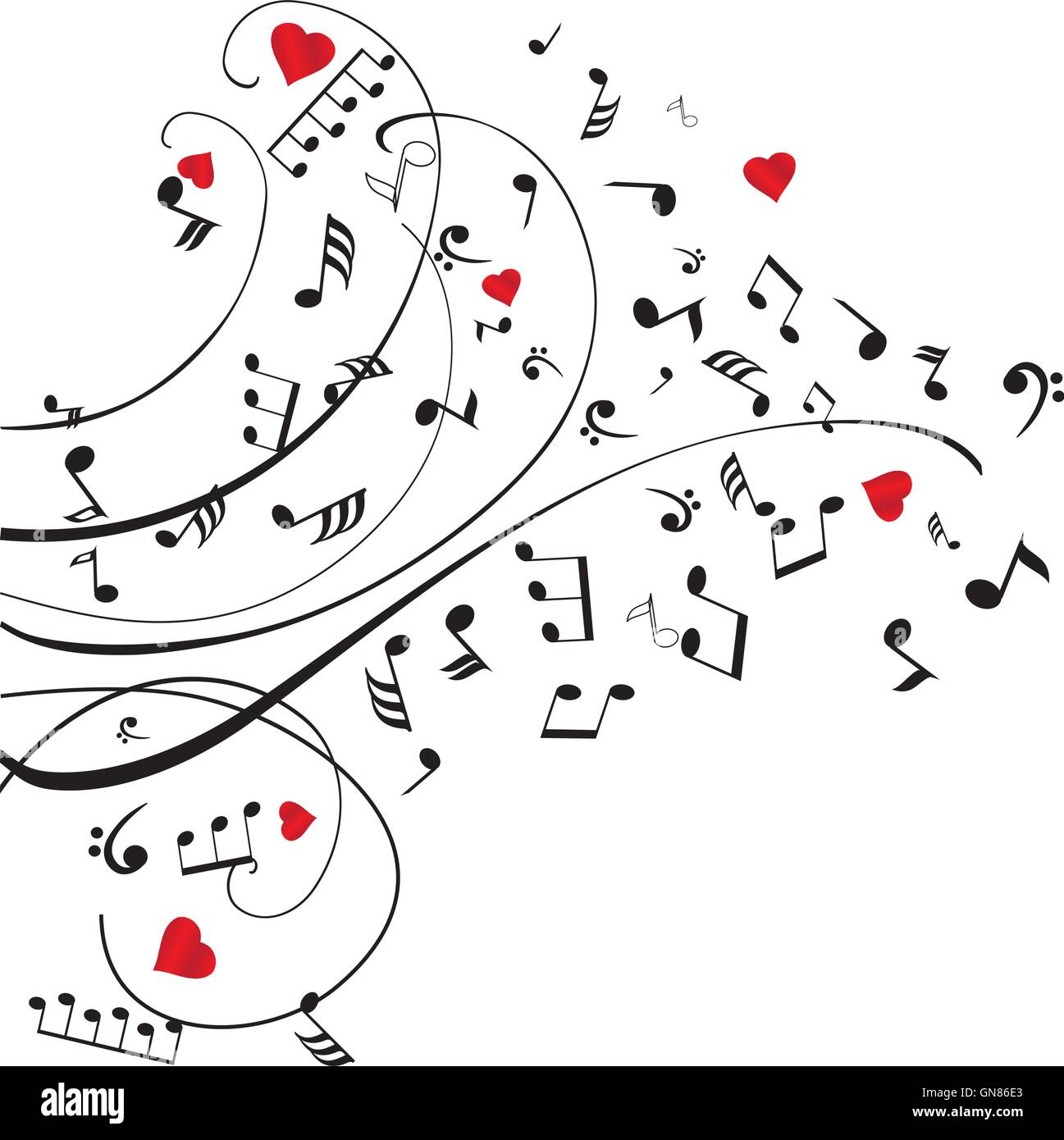 Vector Musical Notes Stock Vector Image & Art - Alamy