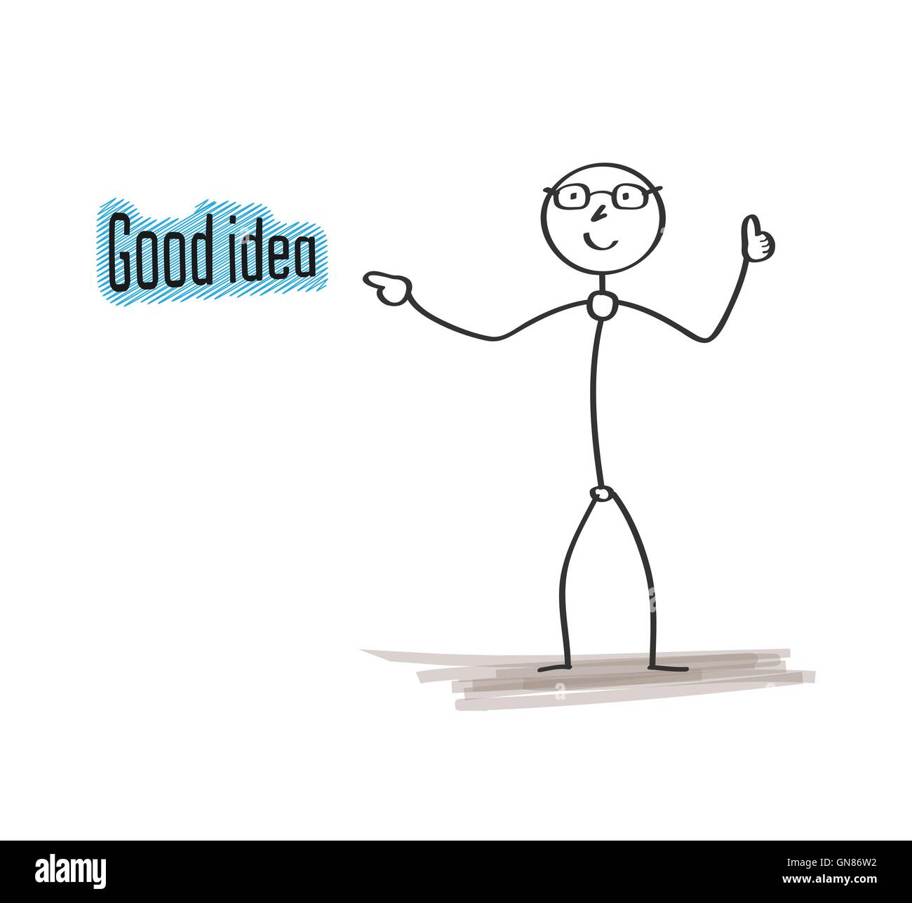 Business plan text person Stock Vector Images - Alamy