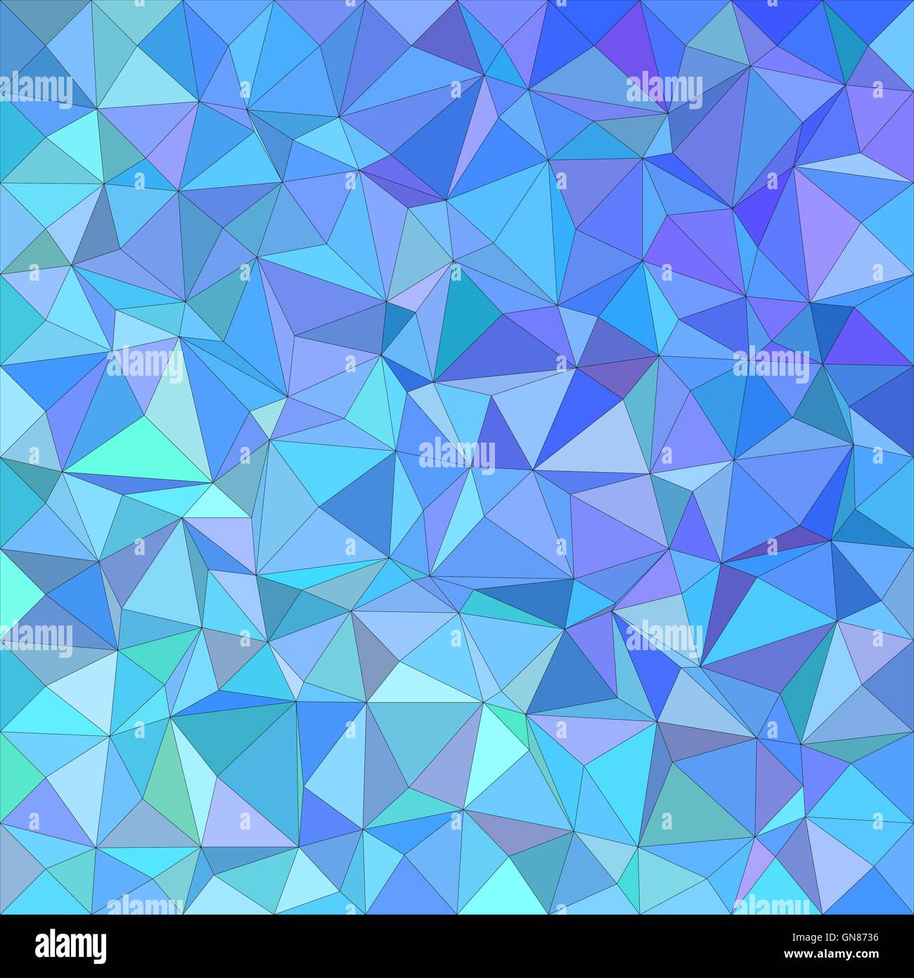 Blue Irregular Triangle Mosaic Vector Background Stock Vector Image And Art Alamy