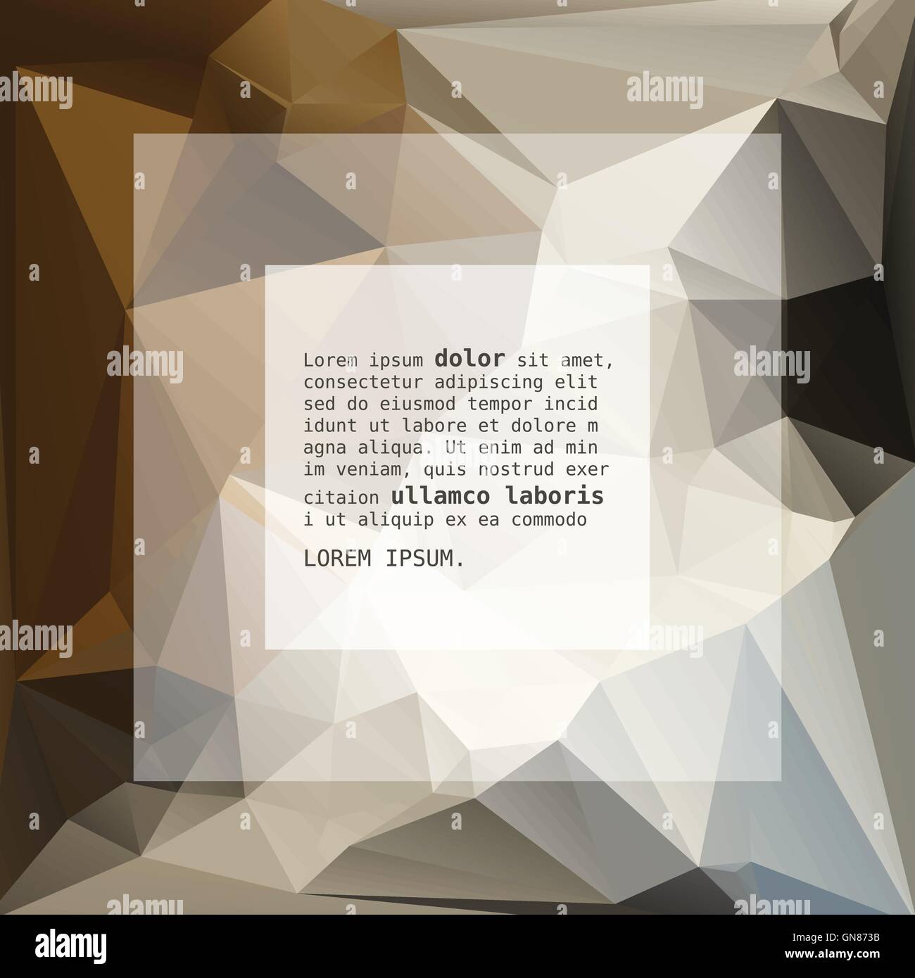 Geometric Triangular Abstract Vector Background Stock Vector Image ...