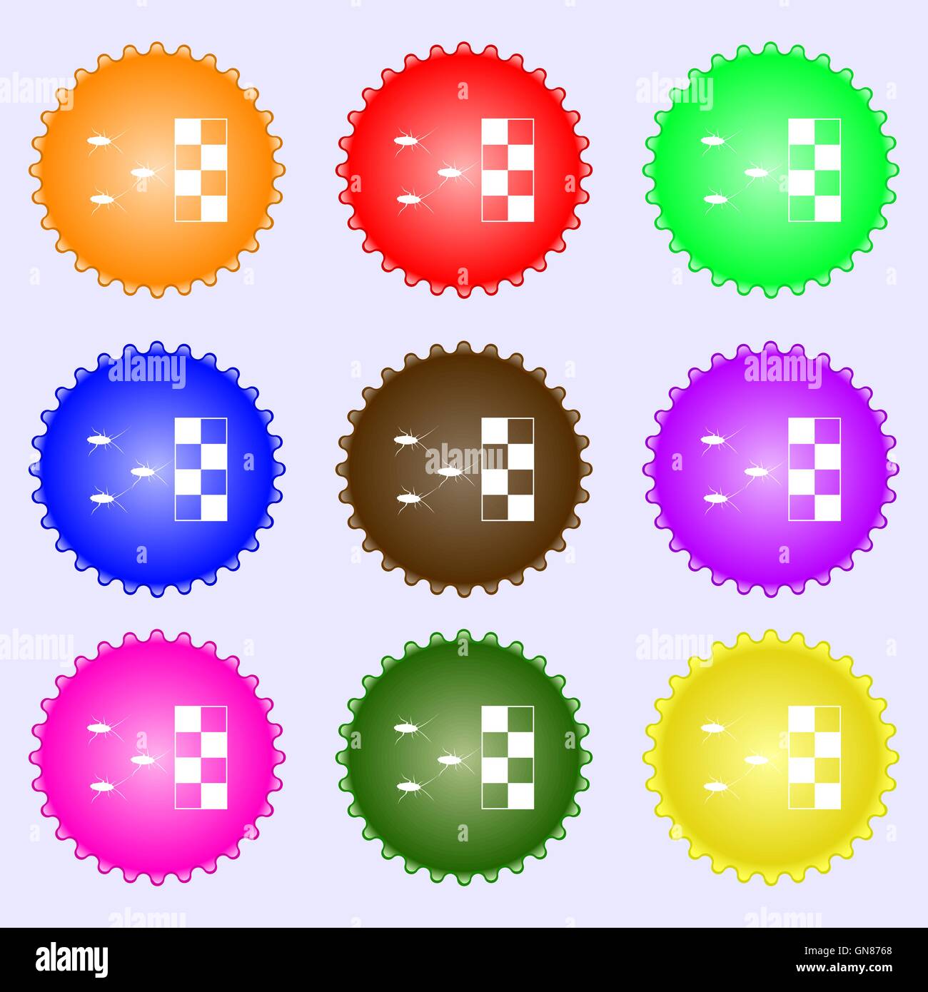 cockroach races icon sign. Big set of colorful, diverse, high-quality ...