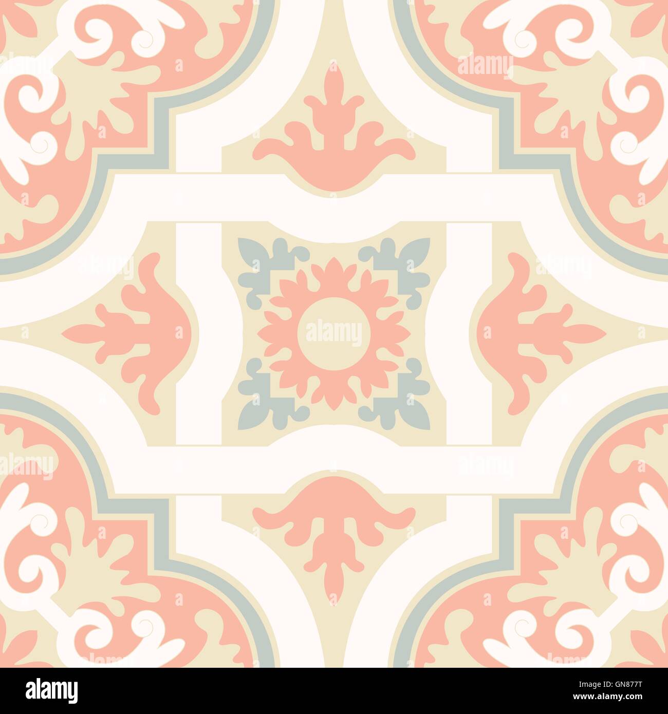 Vector ceramic tiles with seamless pattern Stock Vector Image & Art - Alamy