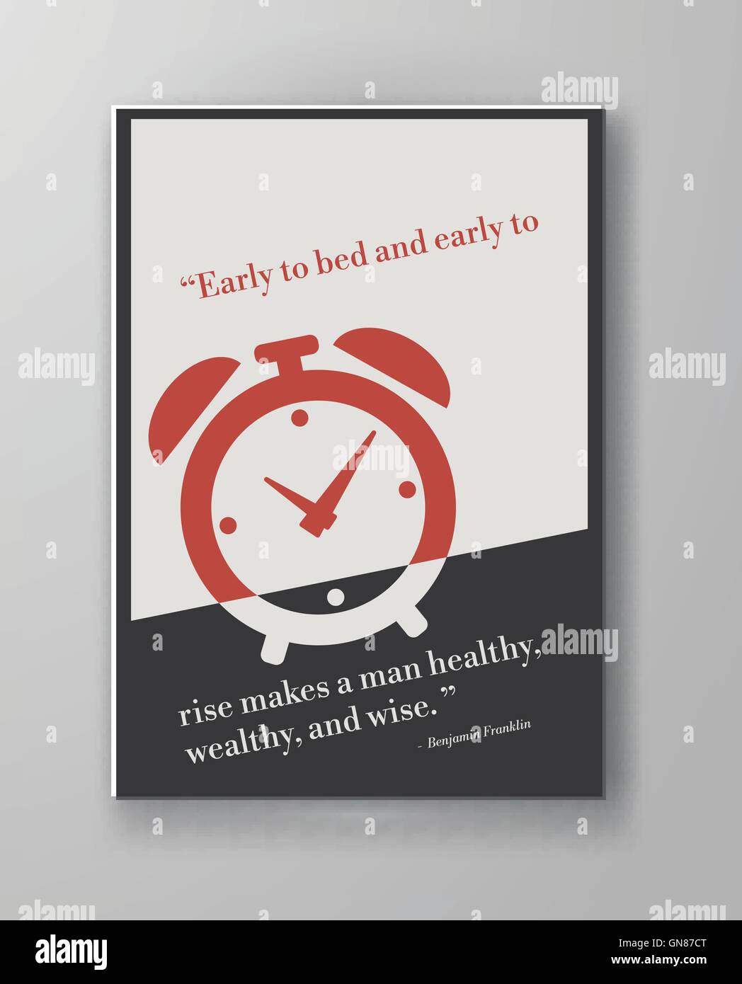 Clock flyer Stock Vector Images - Alamy