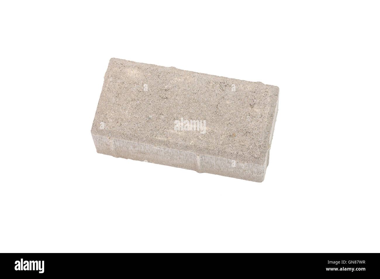 stone pavement for road isolated on white background Stock Photo - Alamy