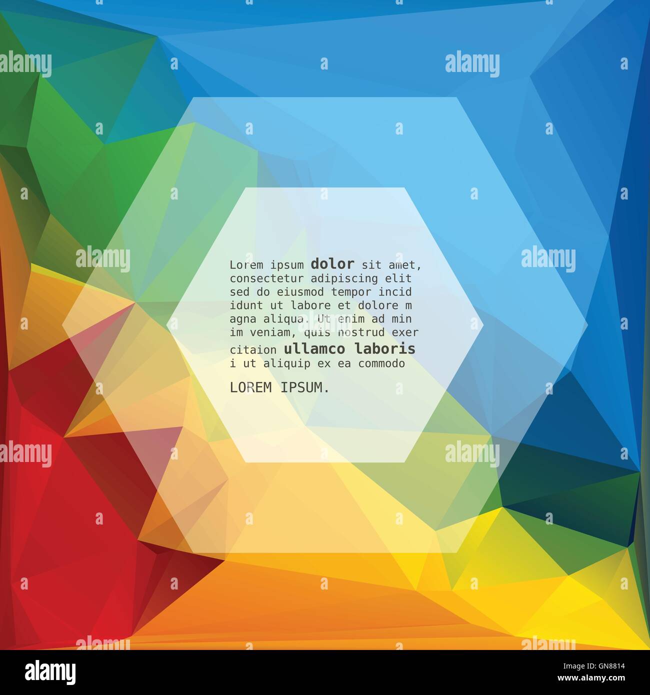 Colorful abstract design template Stock Vector Image & Art - Alamy